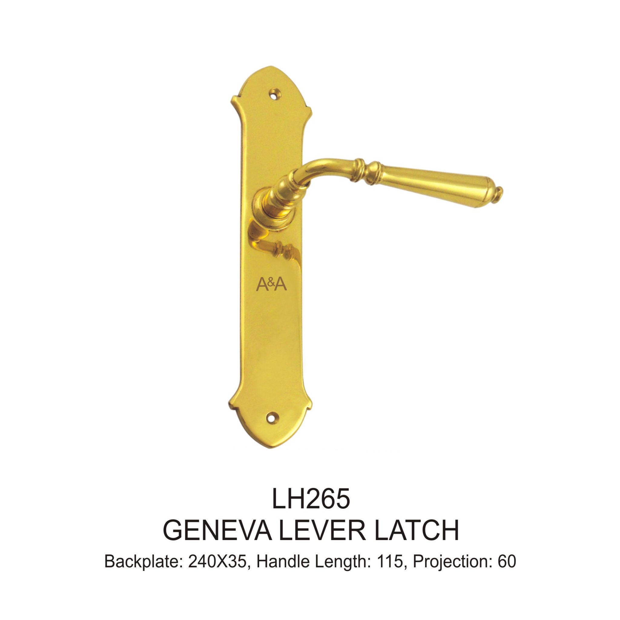 Geneva Lever Latch - Allen & Alvan